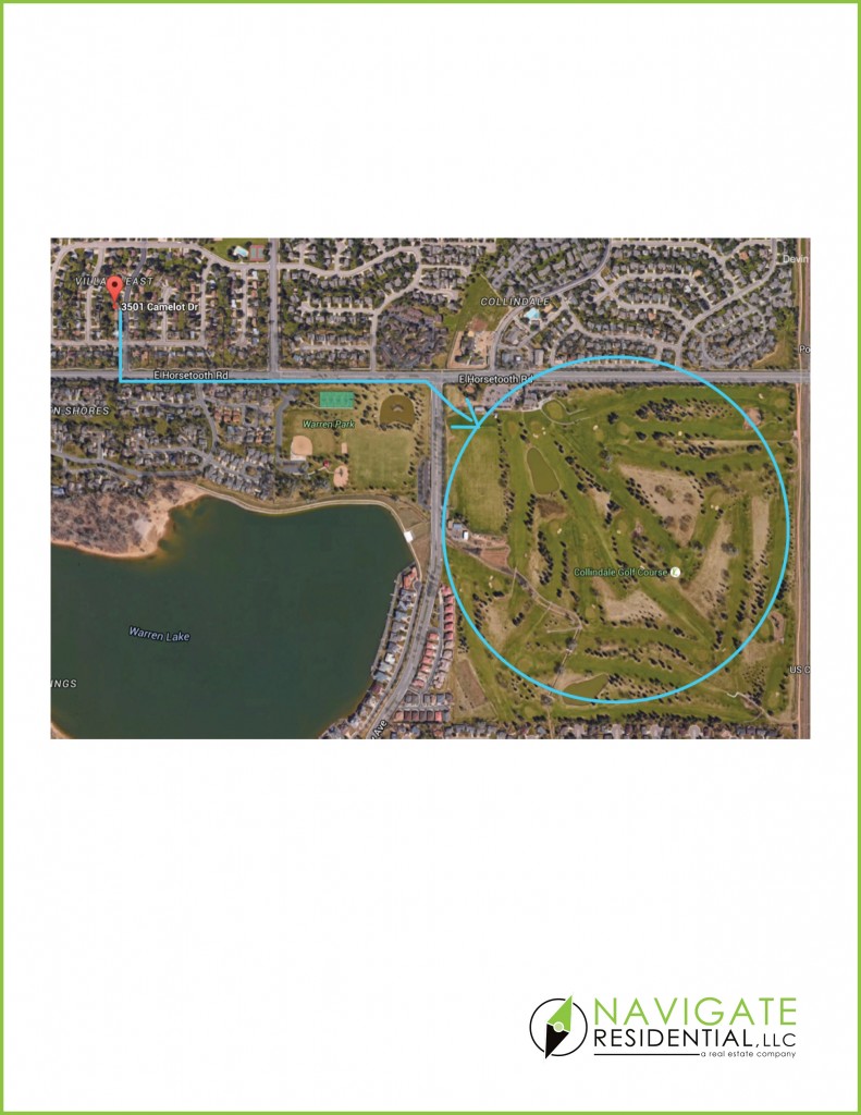 Map showing distance to Collindale | Fort Collins and Northern Colorado ...